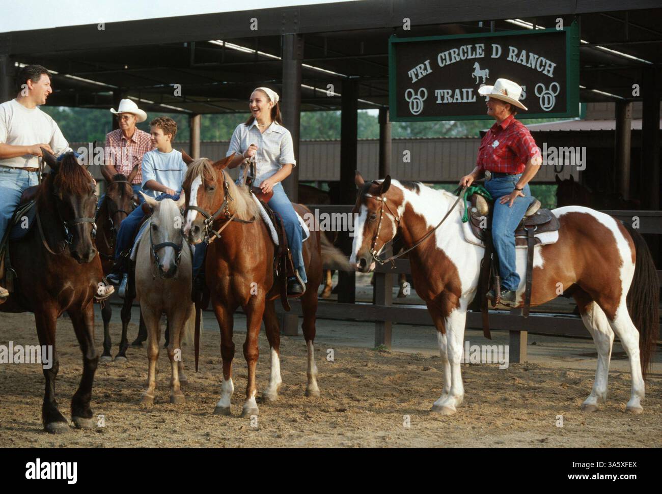 Feb 05, 2004; Orlando, FL, USA; Go Horse Riding through Disney's Fort ...