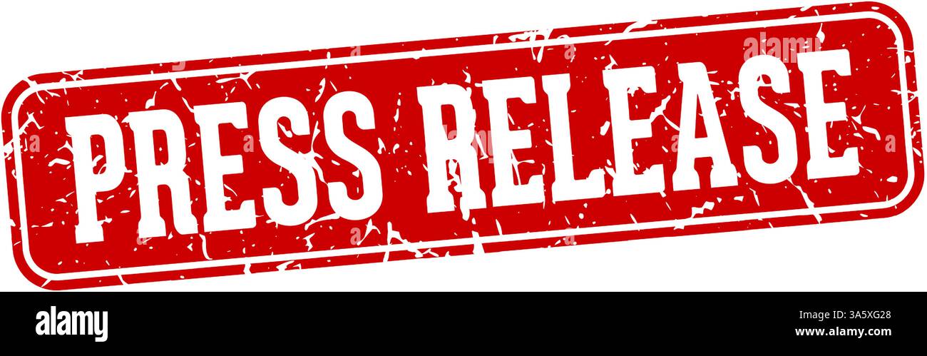 press release stamp. press release rectangular sign isolated on ...