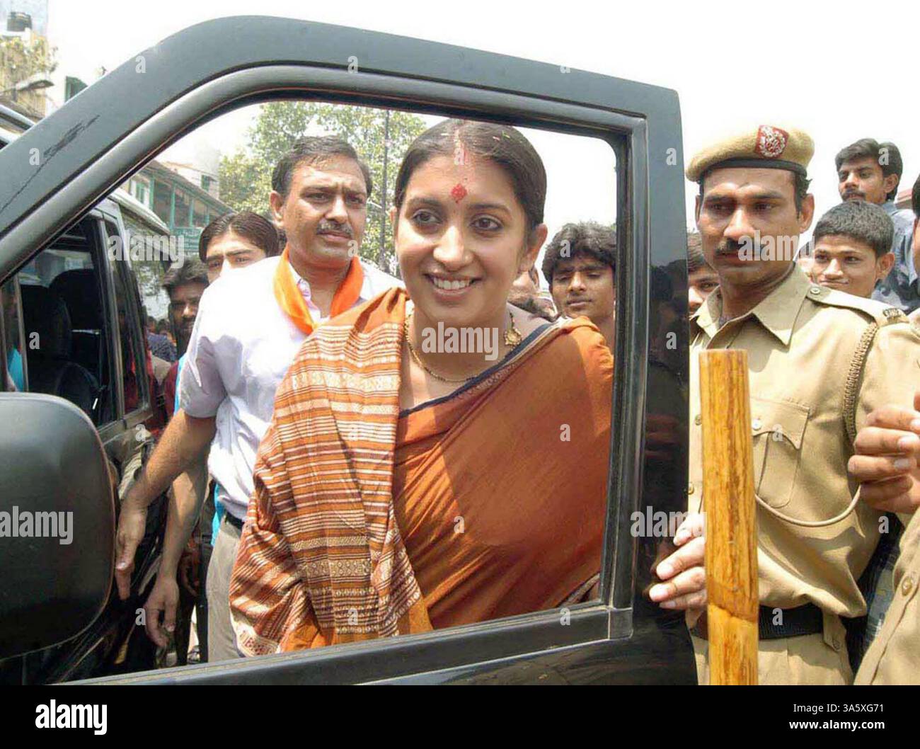 Apr 27, 2004; New Delhi, INDIA; Indian television actress SMRITI IRANI, BJP candidate for ...