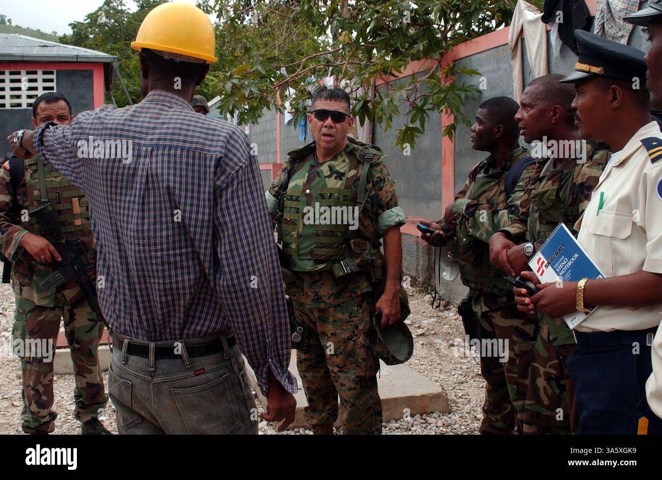 May 25, 2004; Fond Verrettes, Haiti; Lt. Col. ERNEST GARCIA, Combined ...