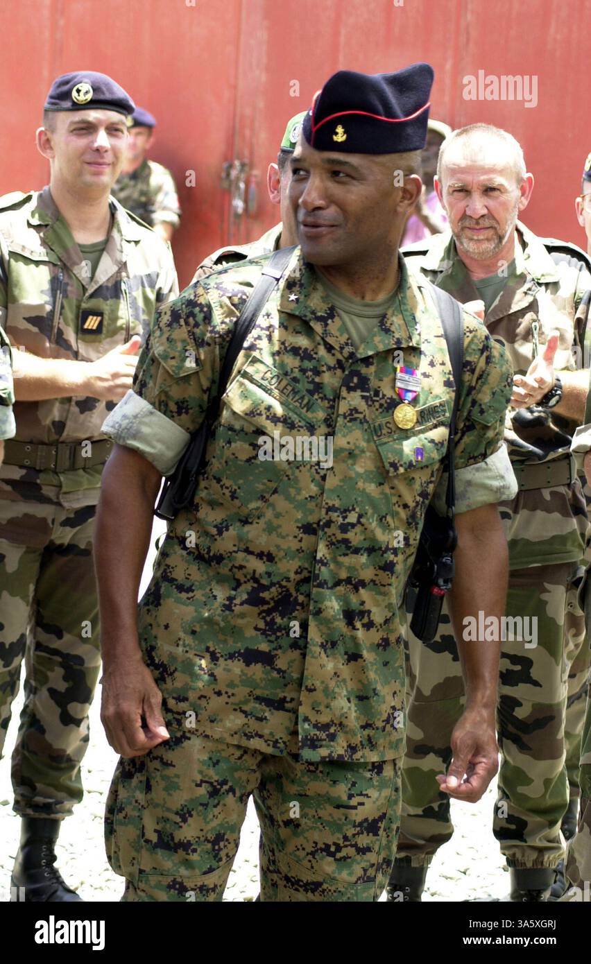 Jun 03, 2004; Cap Haitien, Haiti; Brigadier Gen. RON COLEMAN, Combined ...