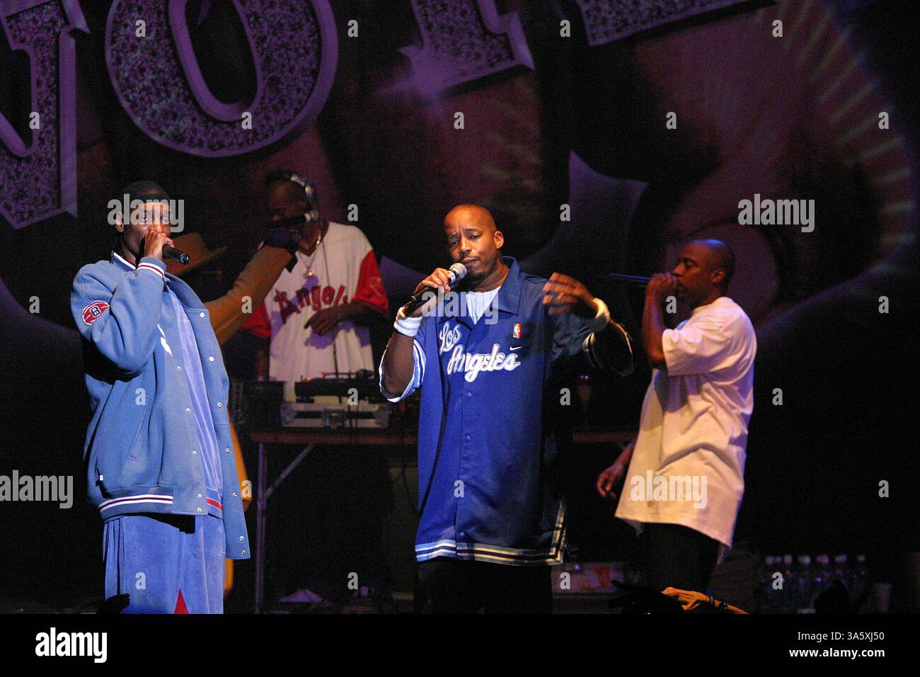 Jun 16, 2004; Hollywood, CA, USA; Rappers SNOOP DOGG, WARREN G and NATE ...
