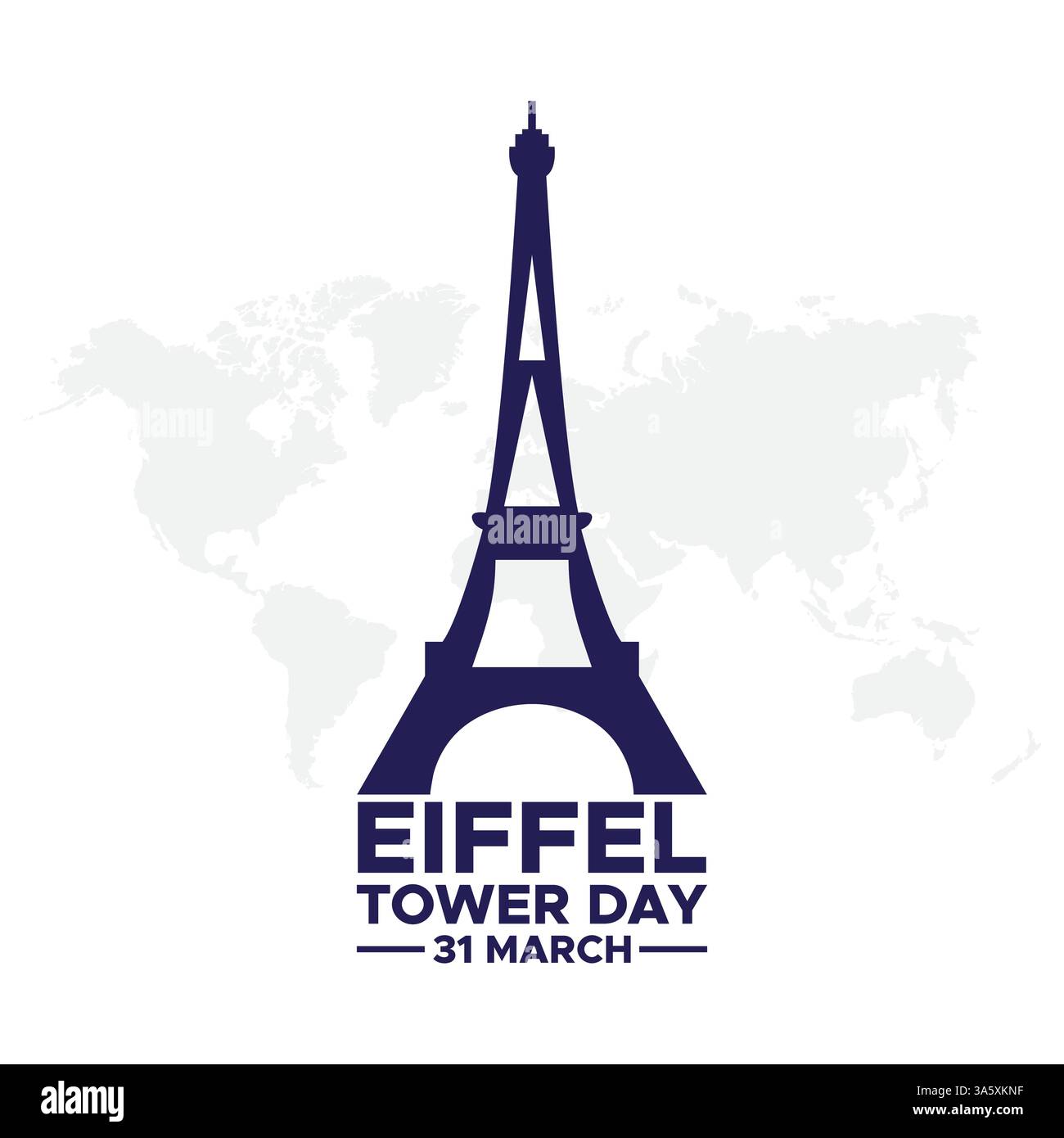 simple Eiffel Tower silhouette, Eiffel Tower Day to celebrate on March ...