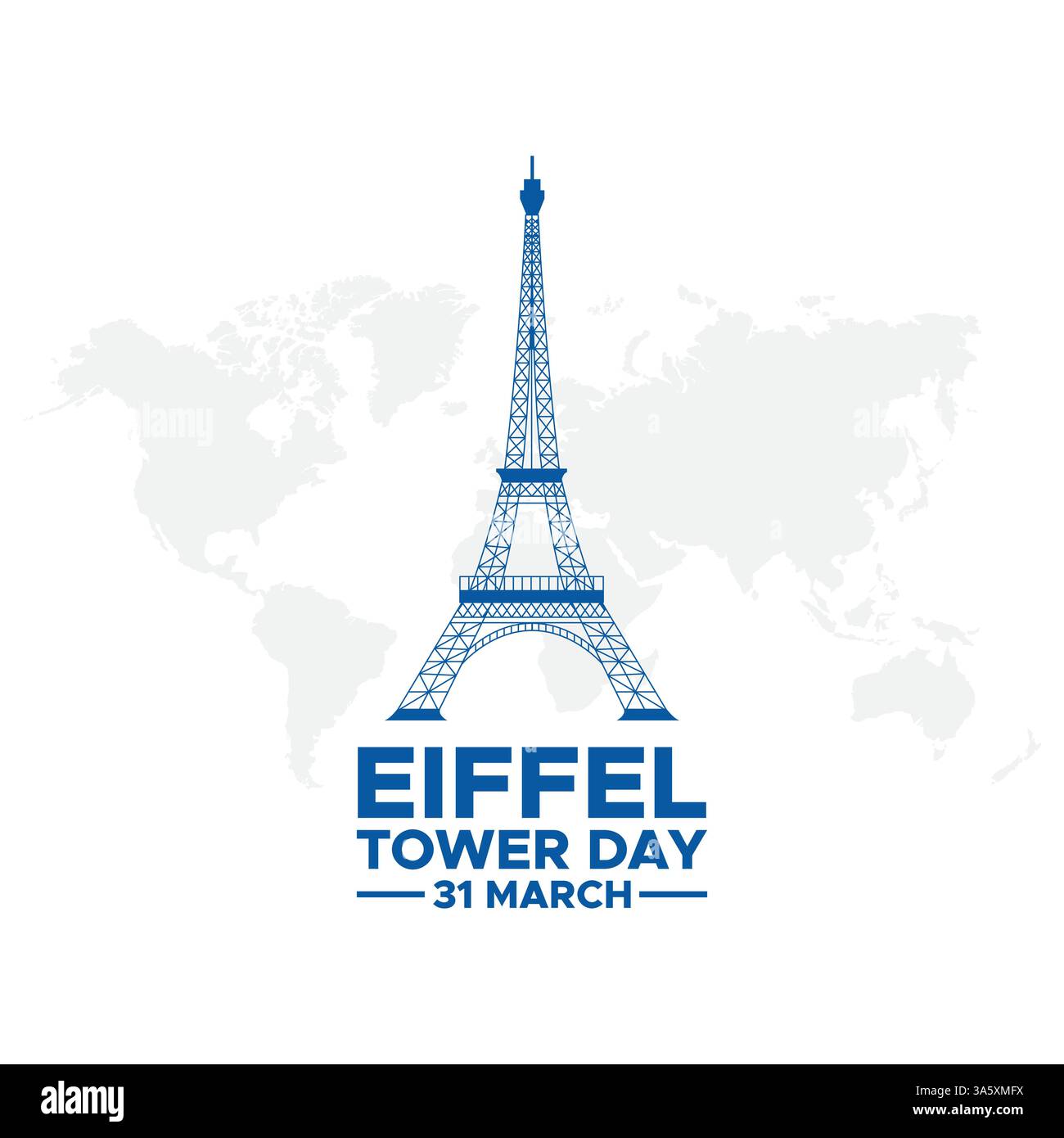 simple Eiffel Tower silhouette, Eiffel Tower Day to celebrate on March ...