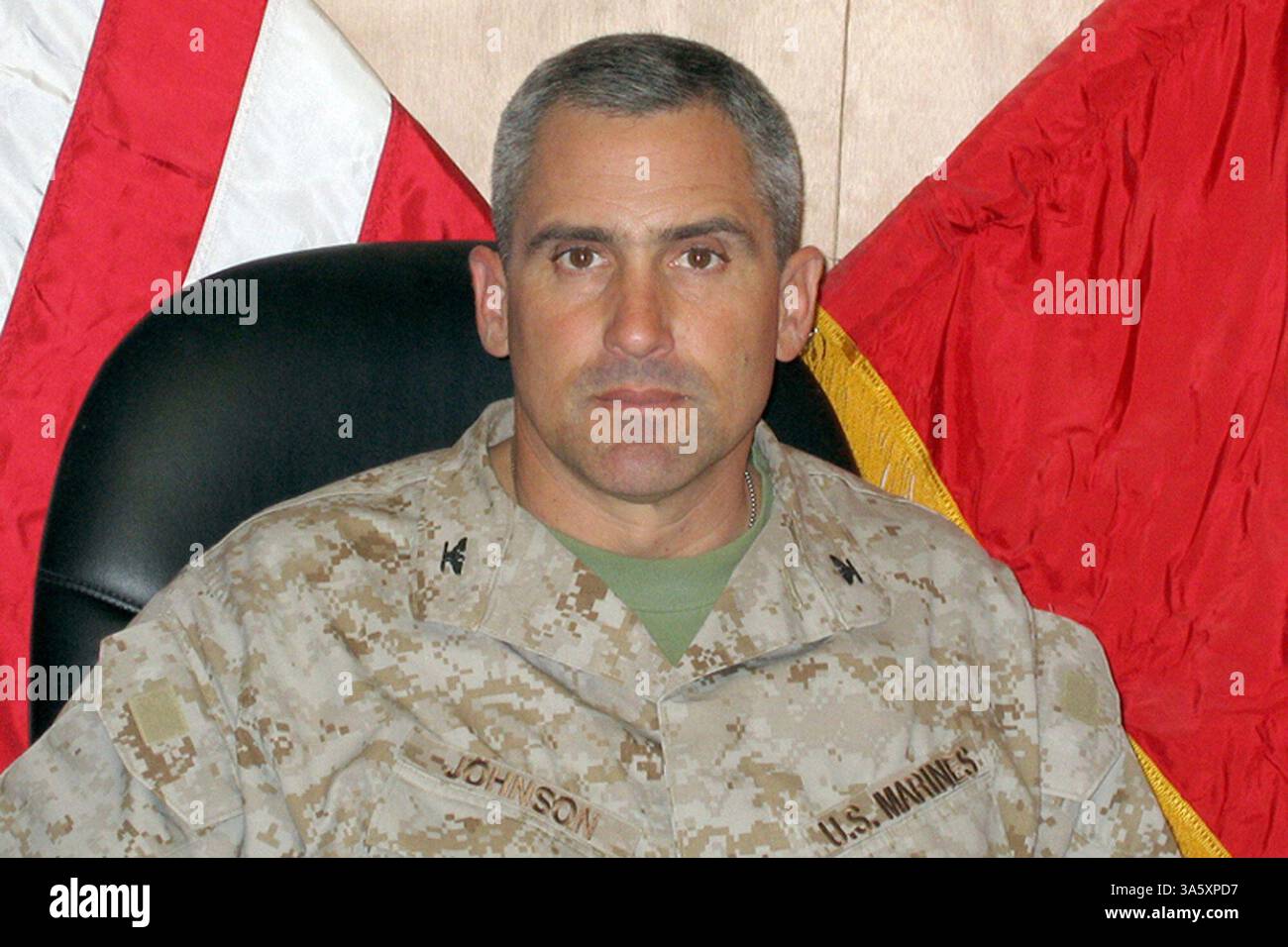 Oct 10, 2004; FOB Kalsu, Iraq; Col. RONALD J. JOHNSON, commanding ...