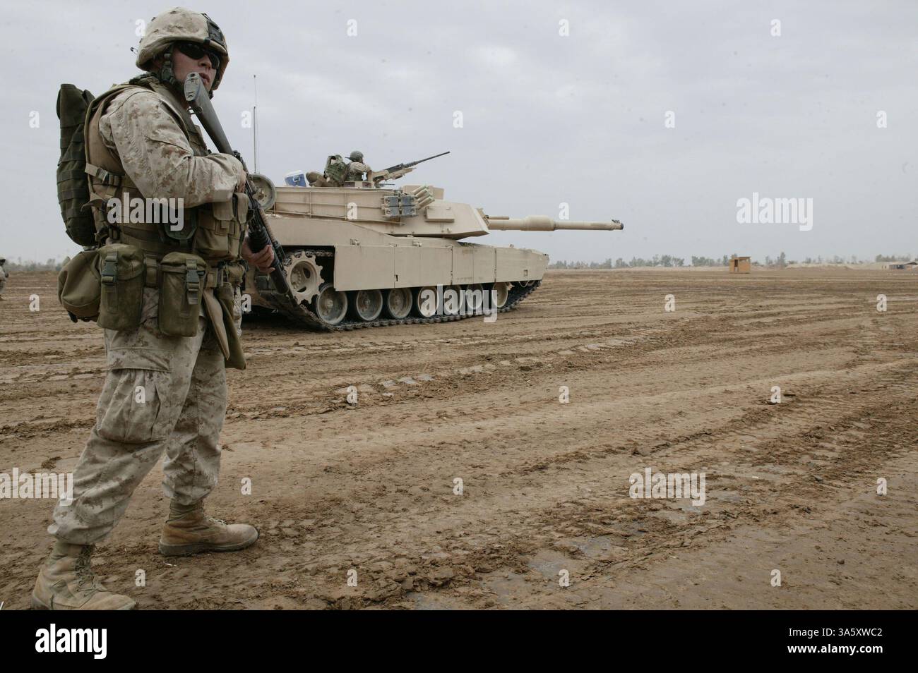 Nov 02, 2004; Camp Baharia, Iraq; Lance Cpl. RICK J. MEYERS, a rifleman ...