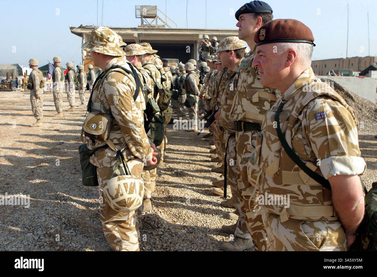 Nov 10, 2004; FOB Kalsu, Iraq; Members of the Scotland-based Black ...