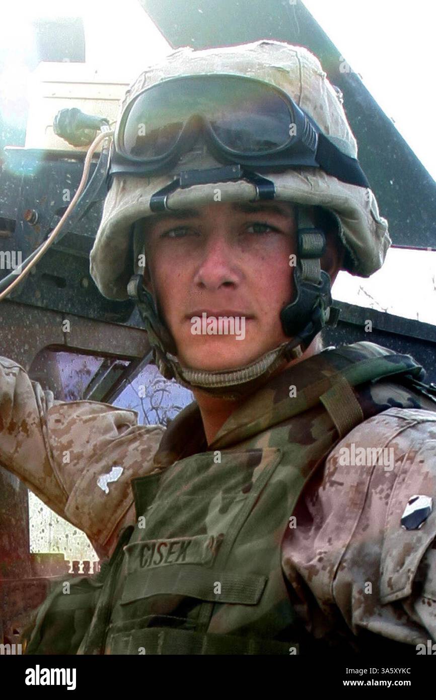 Nov 13, 2004; FOB Iskandariyah, Iraq; Pfc. NICHOLAS A. CISEK of the ...