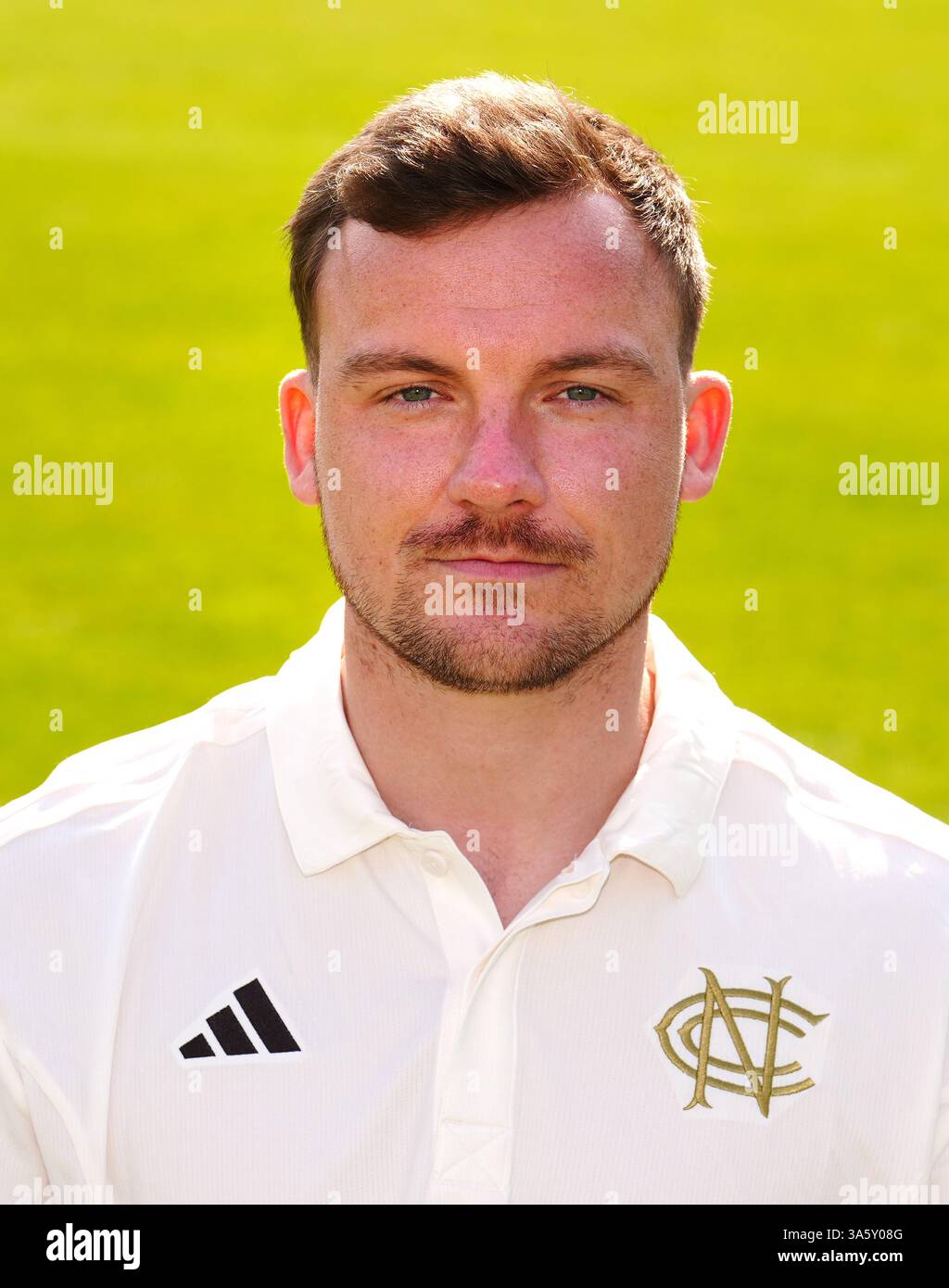 Nottinghamshire's Liam Patterson-White during a media day at Trent ...