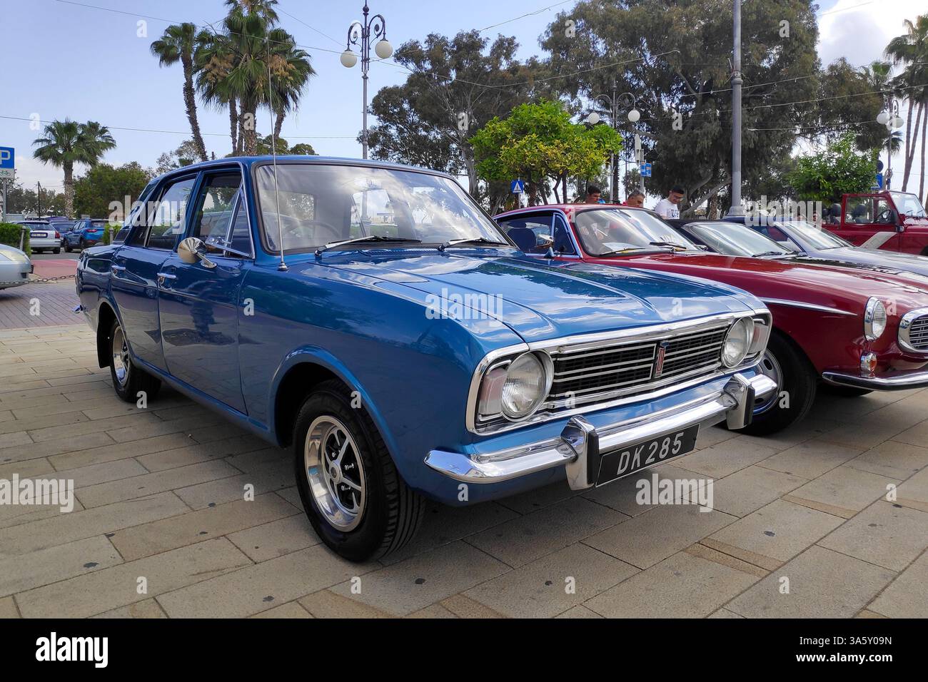 Larnaca, Cyprus - May 12 2024: The Ford Cortina is a medium-sized ...