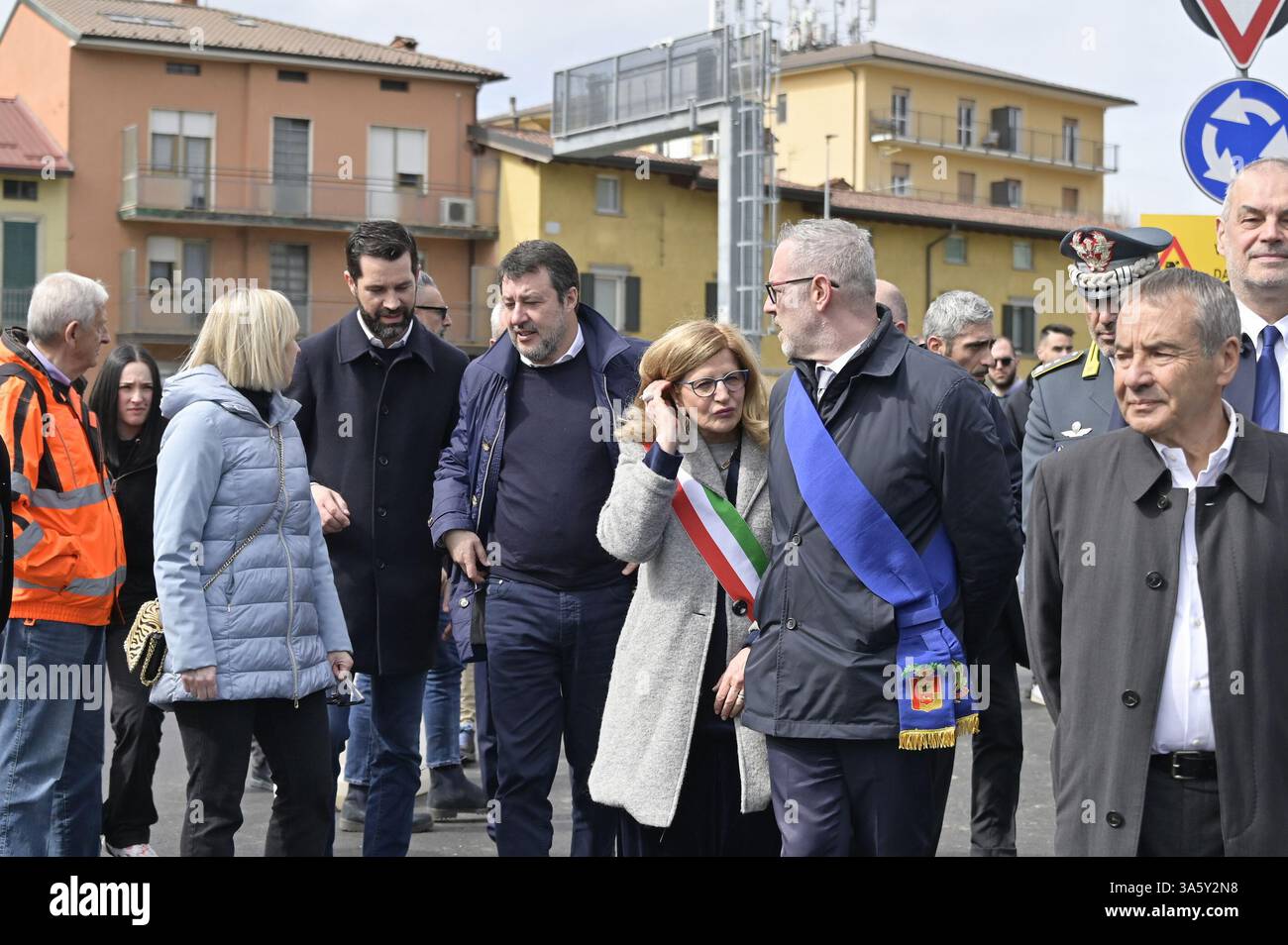 Bergamo, Italia. 24th Mar, 2025. Tiziano Manzoni/LaPresse 24-3- 2025 Italia Cronaca Bergamo ...