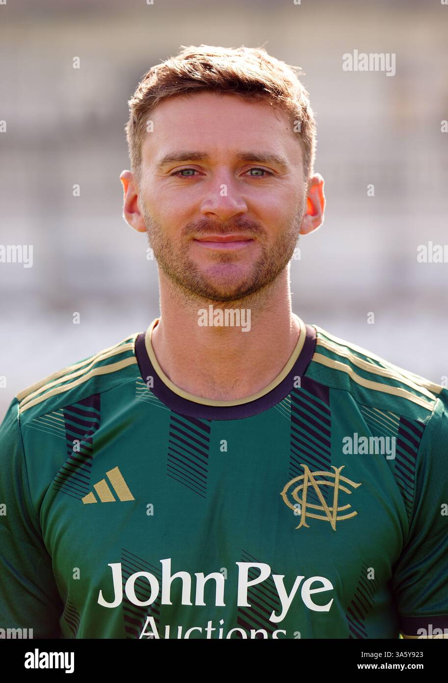 Nottinghamshire's Joe Clarke during a media day at Trent Bridge Cricket Ground, Nottingham ...