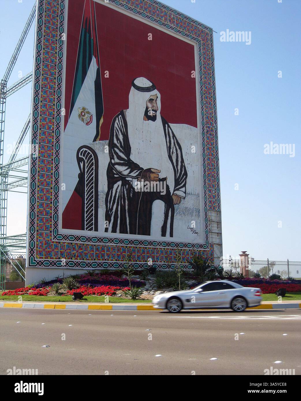 Feb. 12, 2008 - A mural of the late, revered leader of the United Arab ...