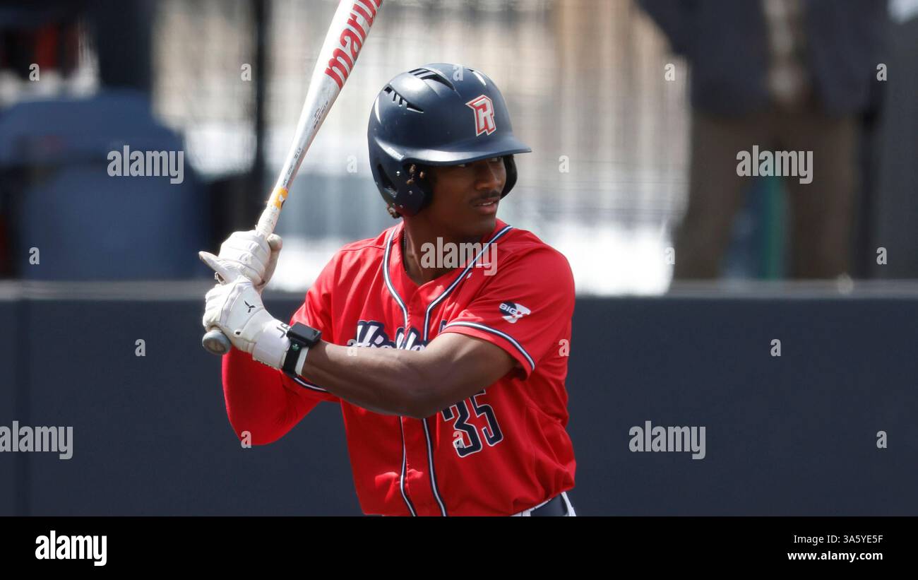 Radford outfielder Matthew McGovern (35) during an NCAA baseball game ...