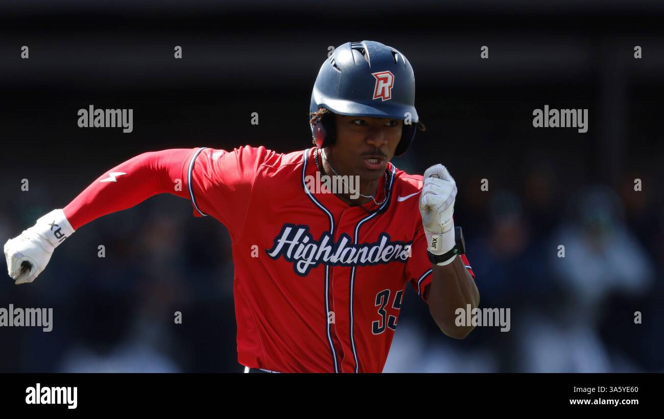 Radford outfielder Matthew McGovern (35) during an NCAA baseball game ...