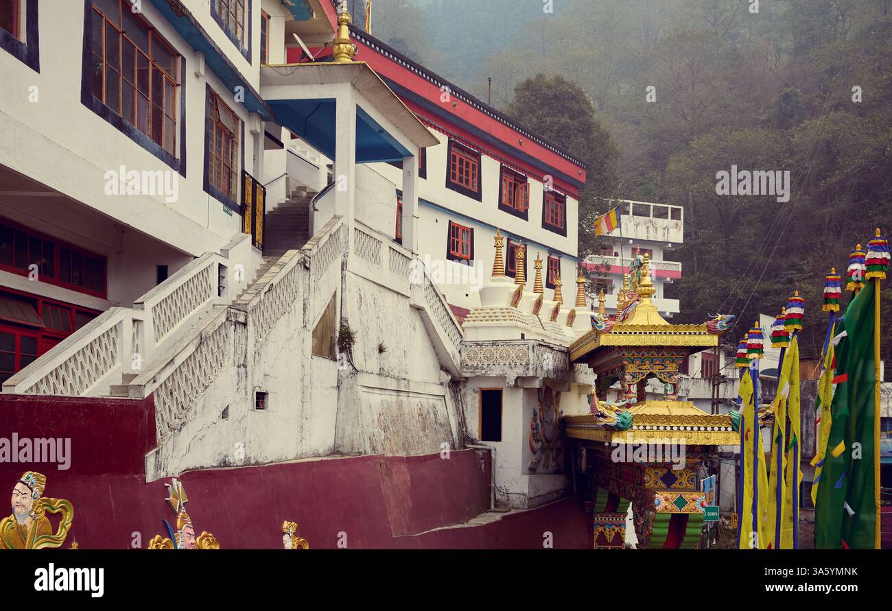 Dali monastery in Darjeeling city, India Stock Photo - Alamy
