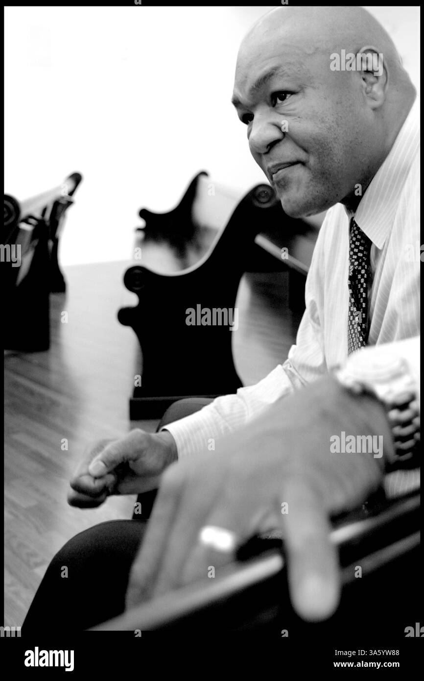 Reverend George Foreman threw his punches as a preacer at The Church of ...