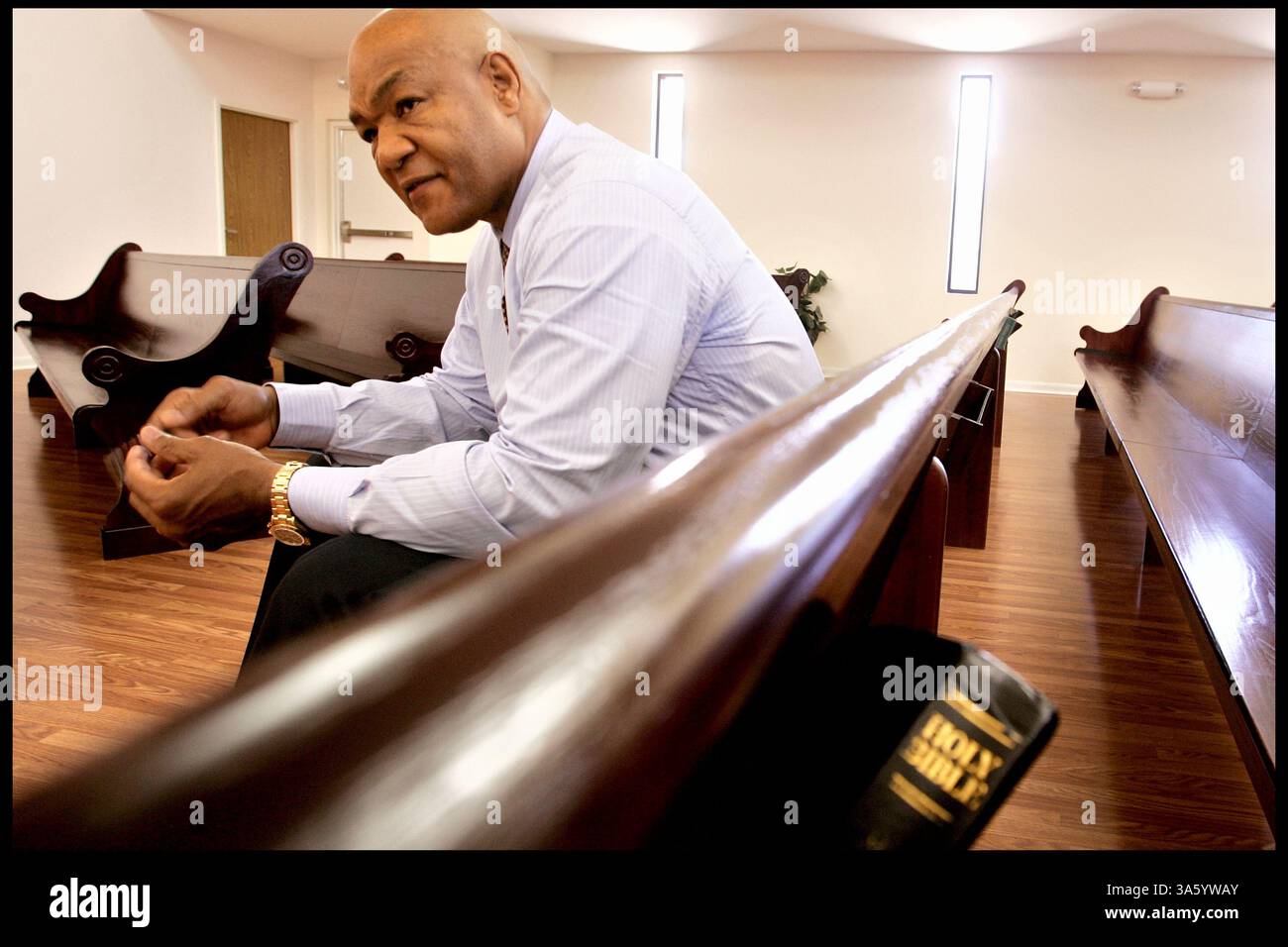 Reverend George Foreman threw his punches as a preacer at The Church of ...