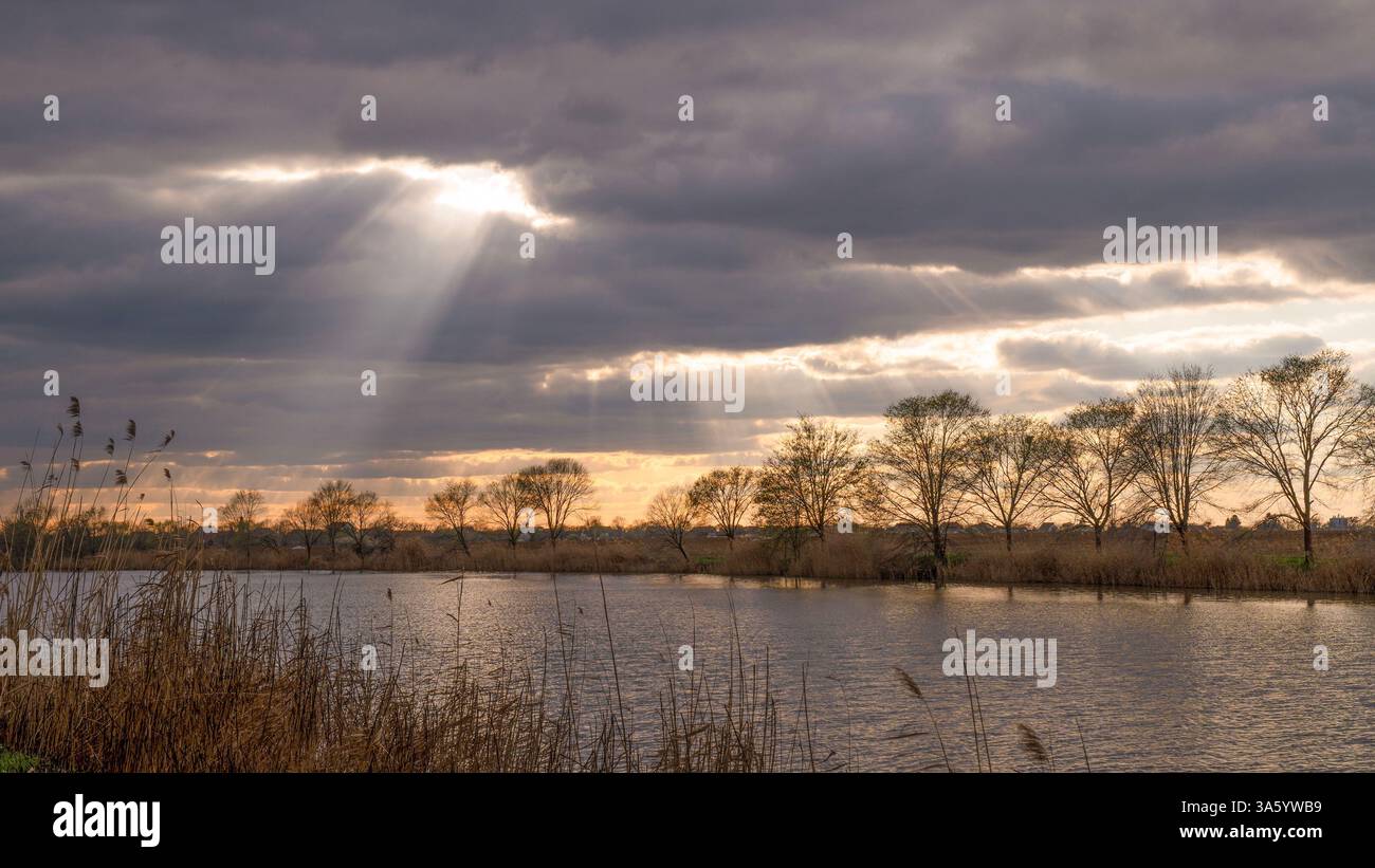 Beautiful time lapse sunset through hi-res stock photography and images ...