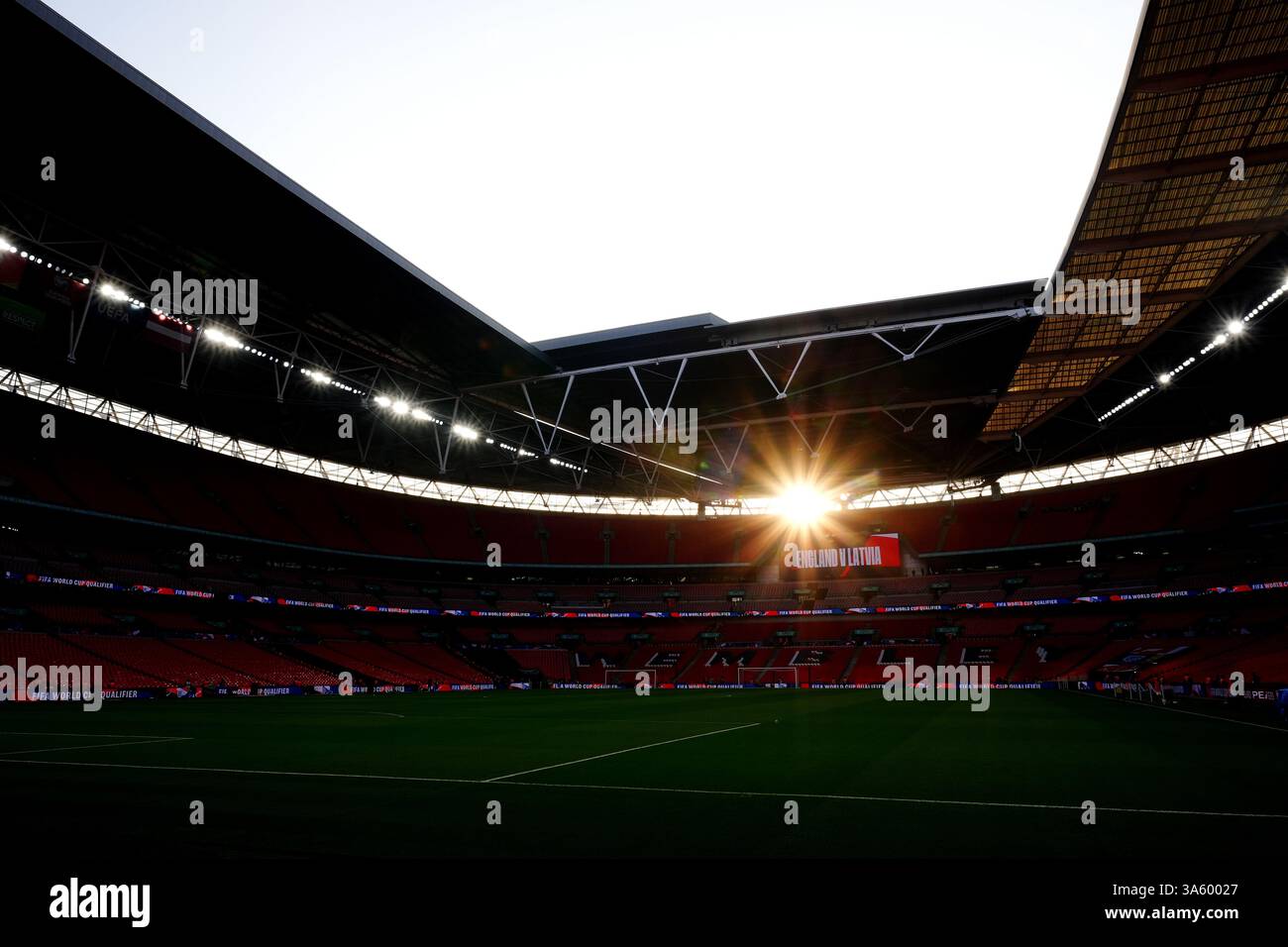 A general view inside Wembley Stadium, London ahead of the 2026 FIFA ...