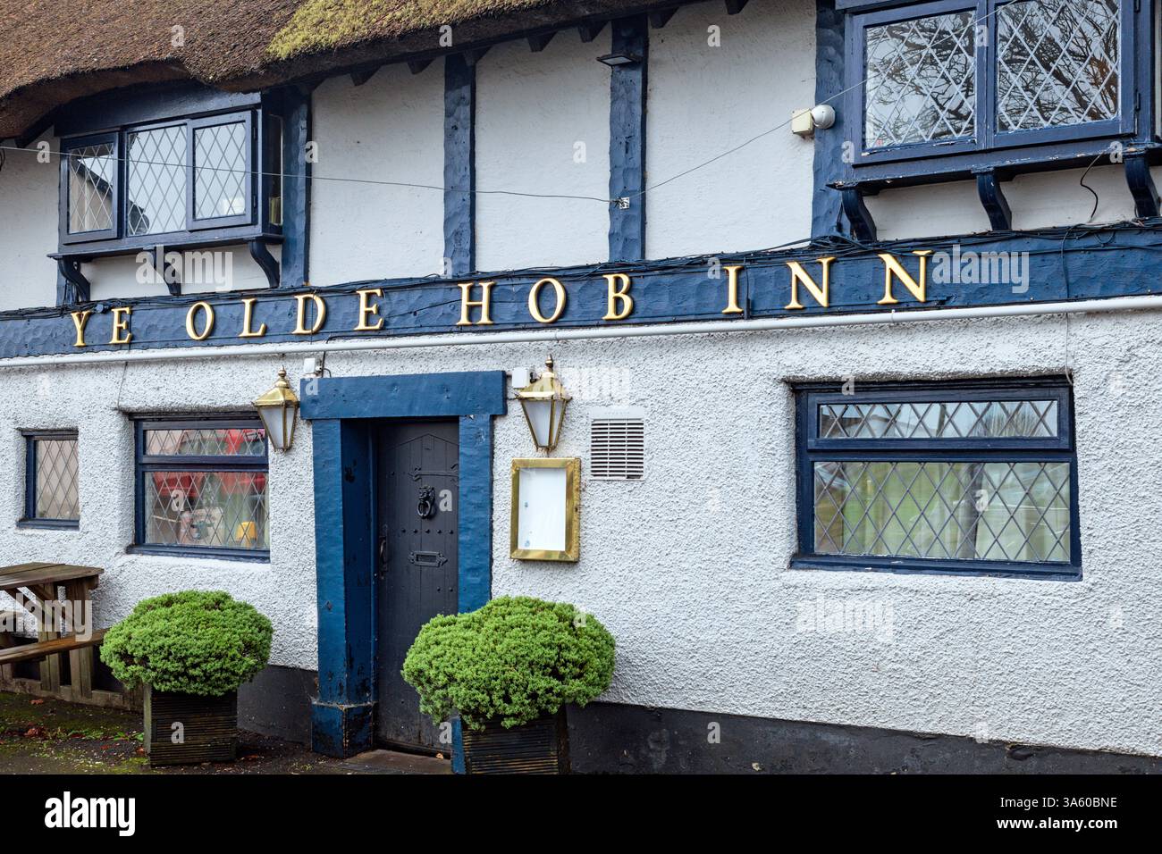 Ye Olde Hob Inn. Church Road, Bamber Bridge Stock Photo - Alamy