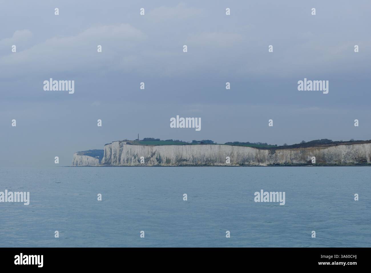 22 March 2025 - Dover, UK - Sailing in a Yacht near the White Cliffs of ...