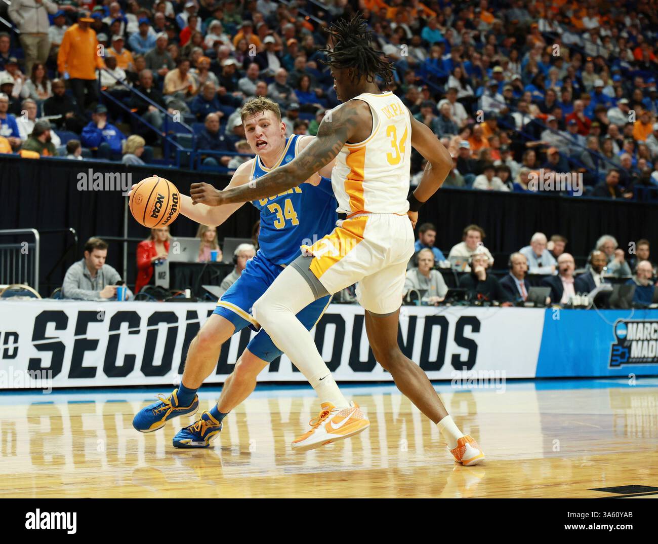 LEXINGTON, KY - MARCH 22: UCLA Bruins forward Tyler Bilodeau (34) is ...