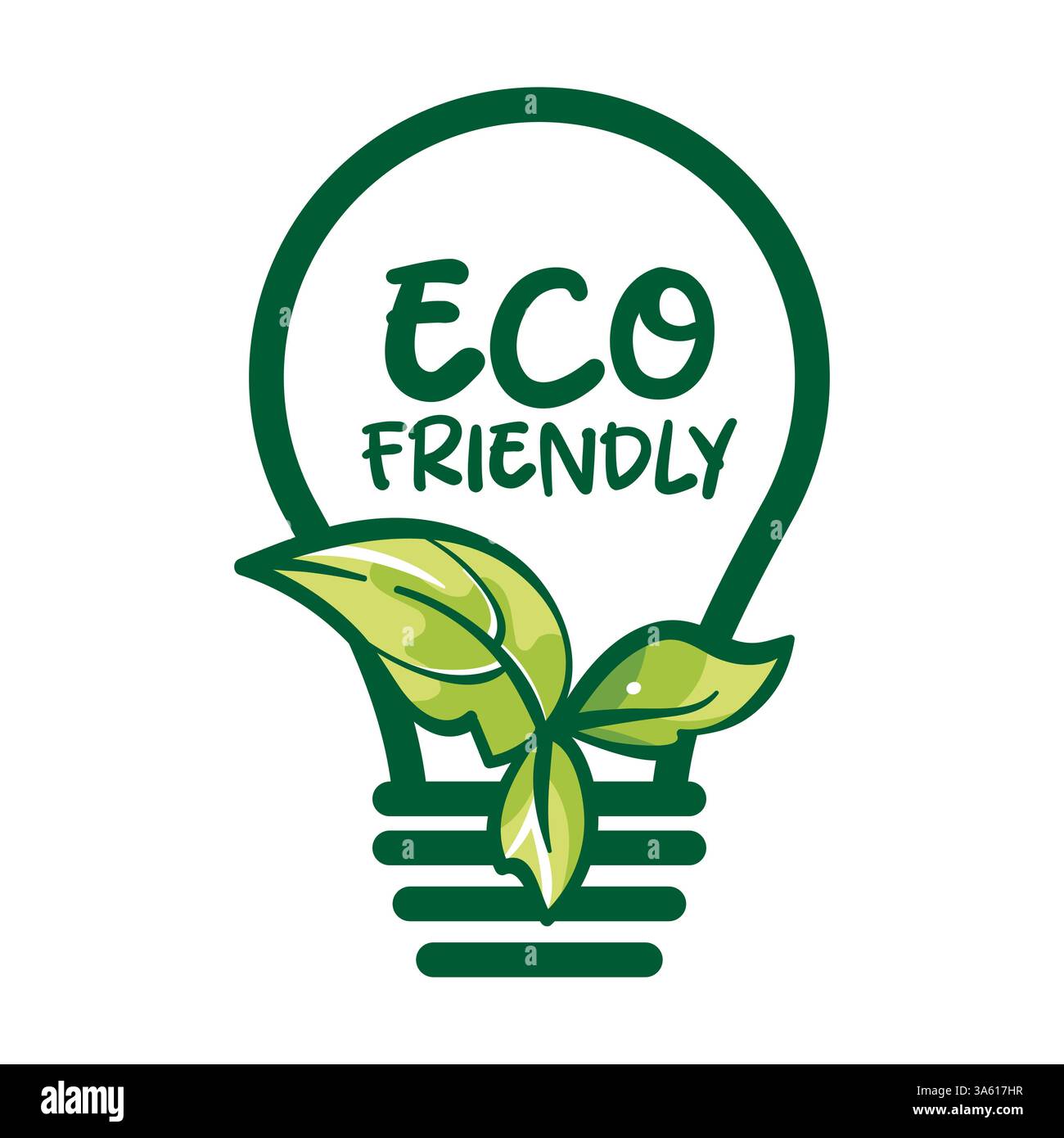 An innovative and ecofriendly light bulb design featuring green leaves ...