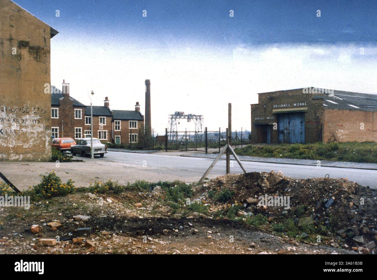 1970s, old light industrial premises at Birmingham, England, UK ...