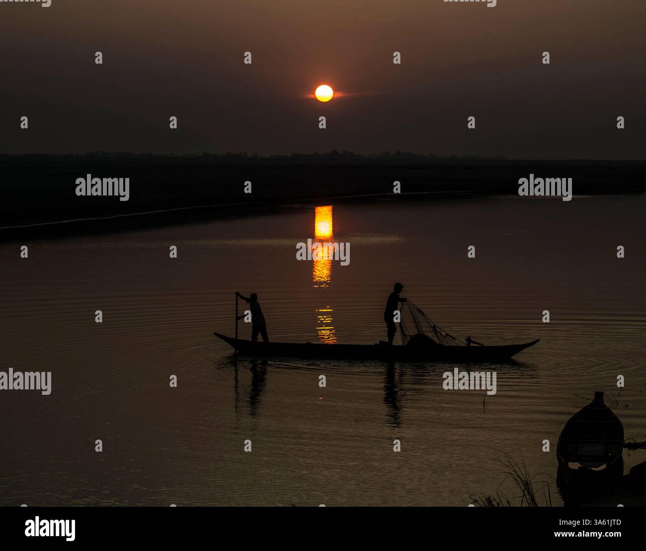 Majuli sunset image hi-res stock photography and images - Alamy