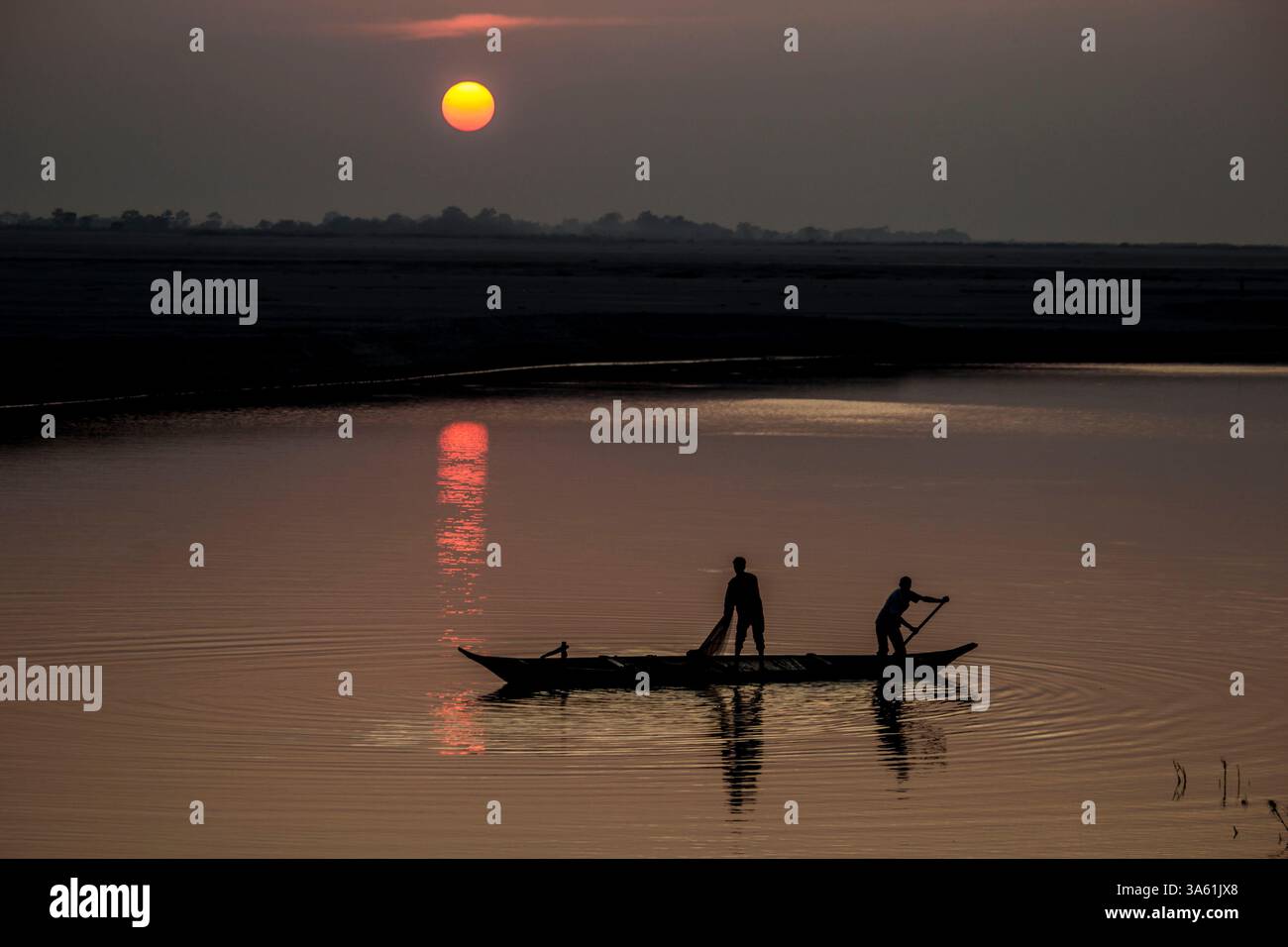 Majuli sunset image hi-res stock photography and images - Alamy