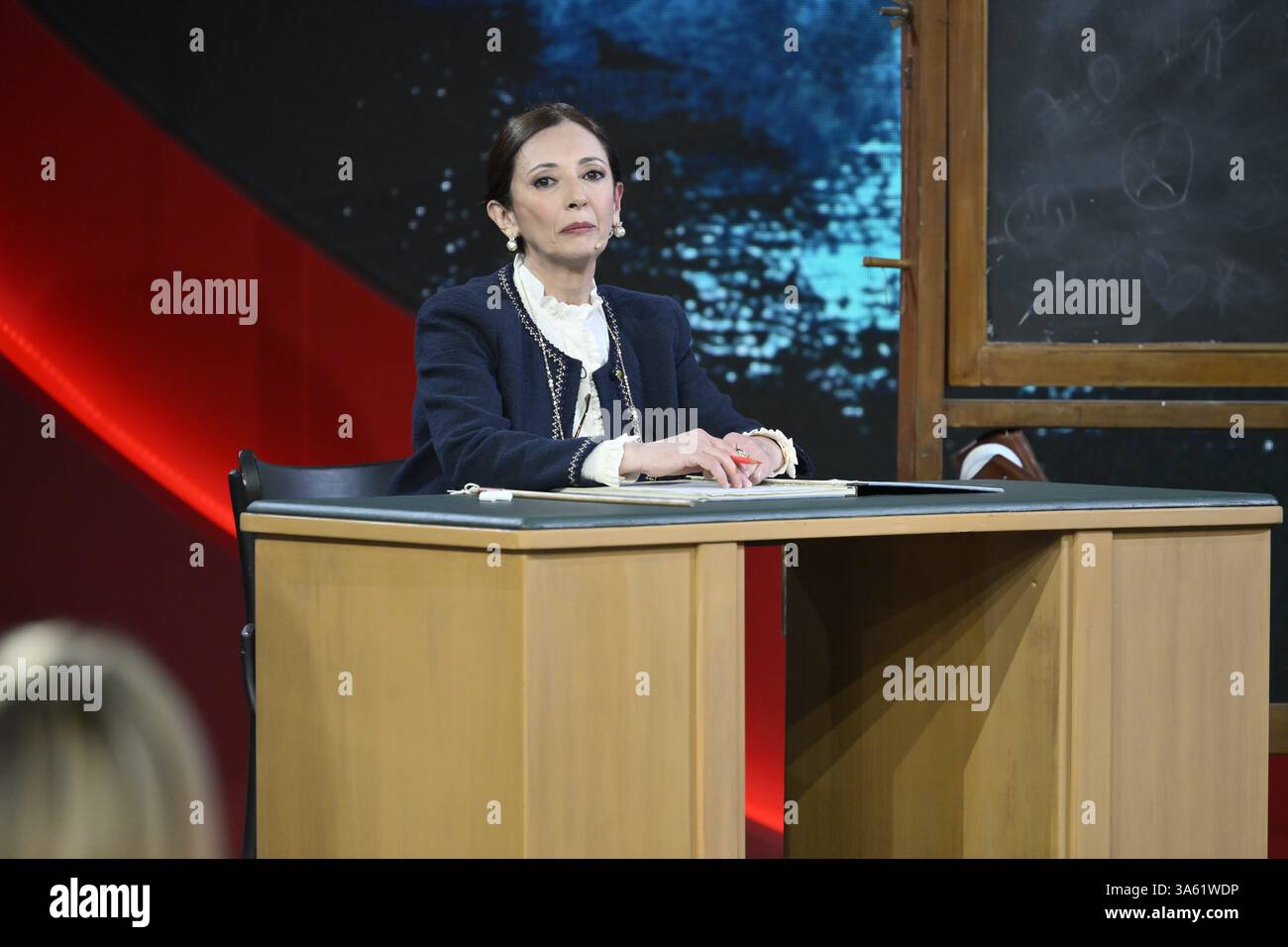 Rome, Italy. 24th Mar, 2025. Rome: Rai Studios ex Dear. Transmission of ...