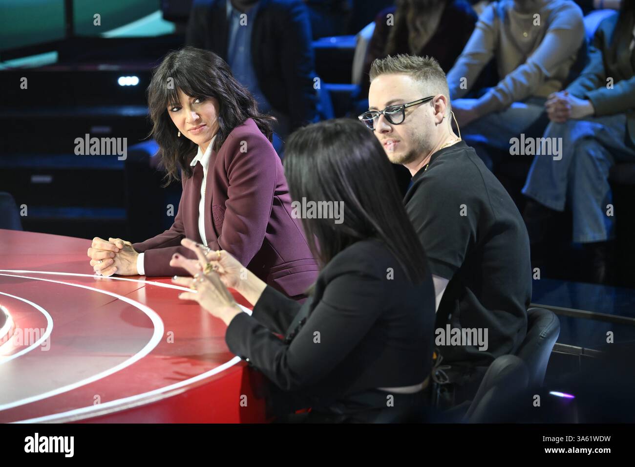 Rome, Italy. 24th Mar, 2025. Rome: Rai Studios ex Dear. Transmission of ...