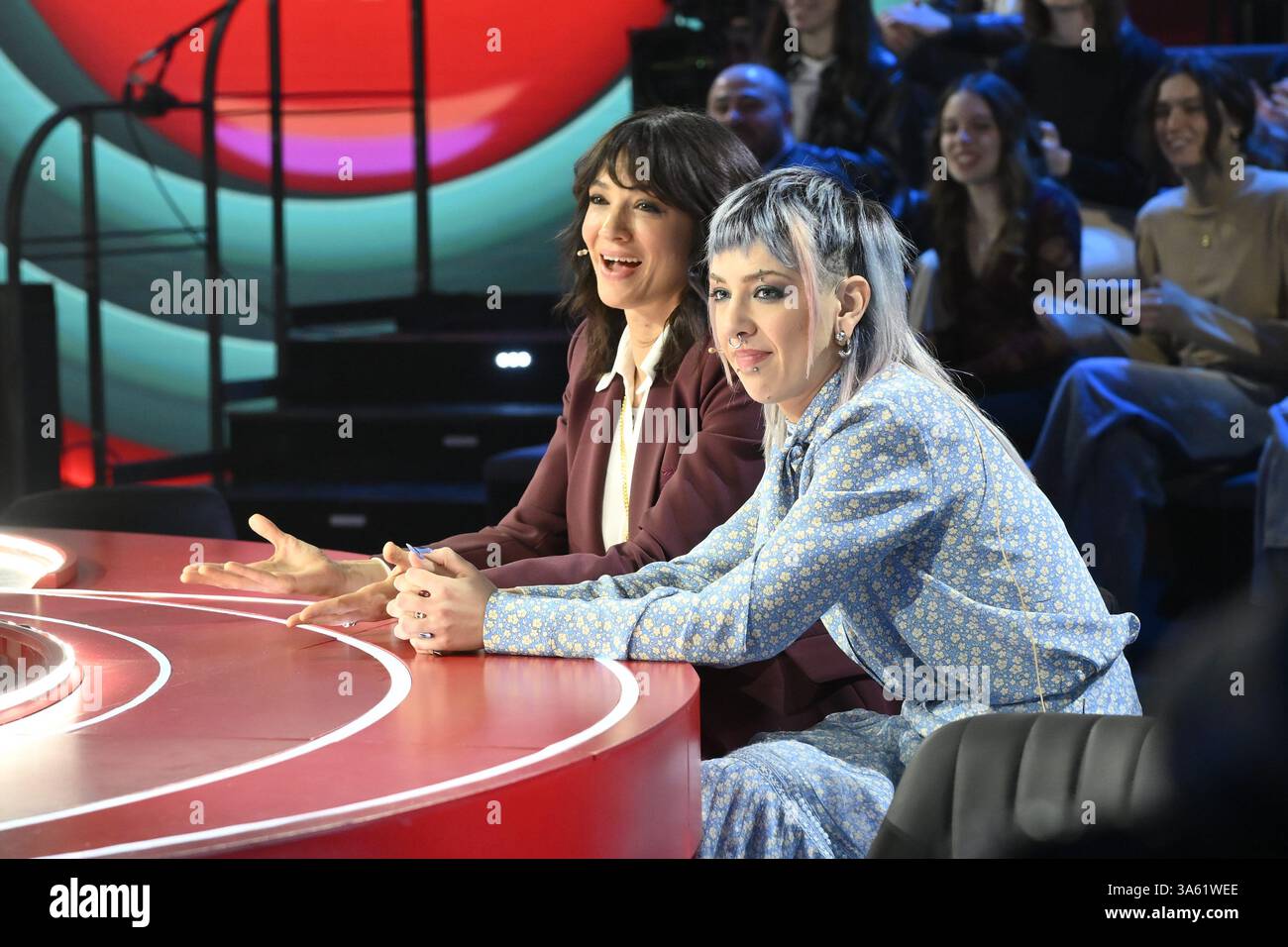 Rome, Italy. 24th Mar, 2025. Rome: Rai Studios ex Dear. Transmission of ...