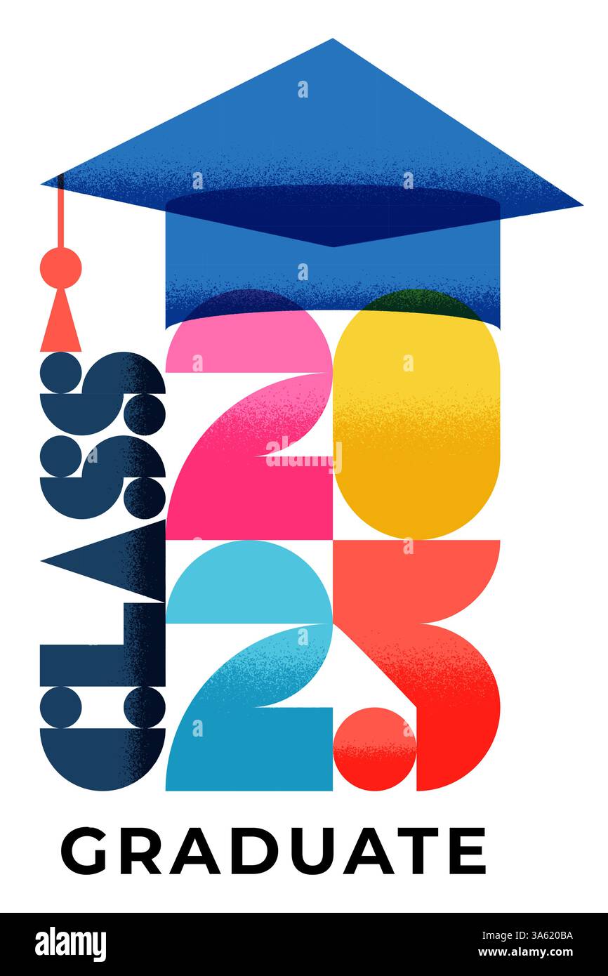 Class 2025 graduation banner Stock Vector Images - Alamy