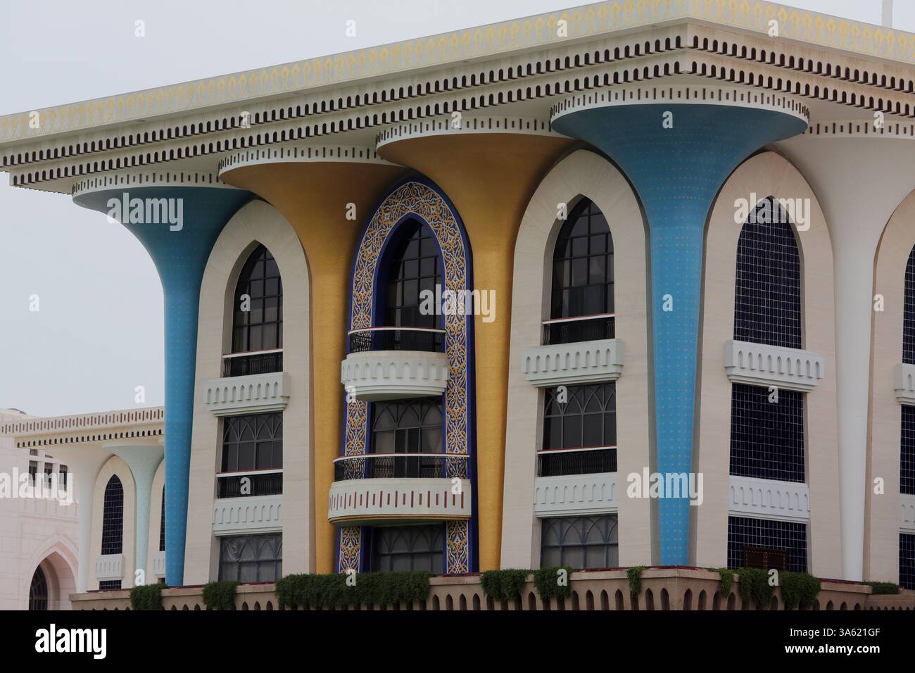 Al Alam Palace Old Muscat Oman Stock Photo - Alamy