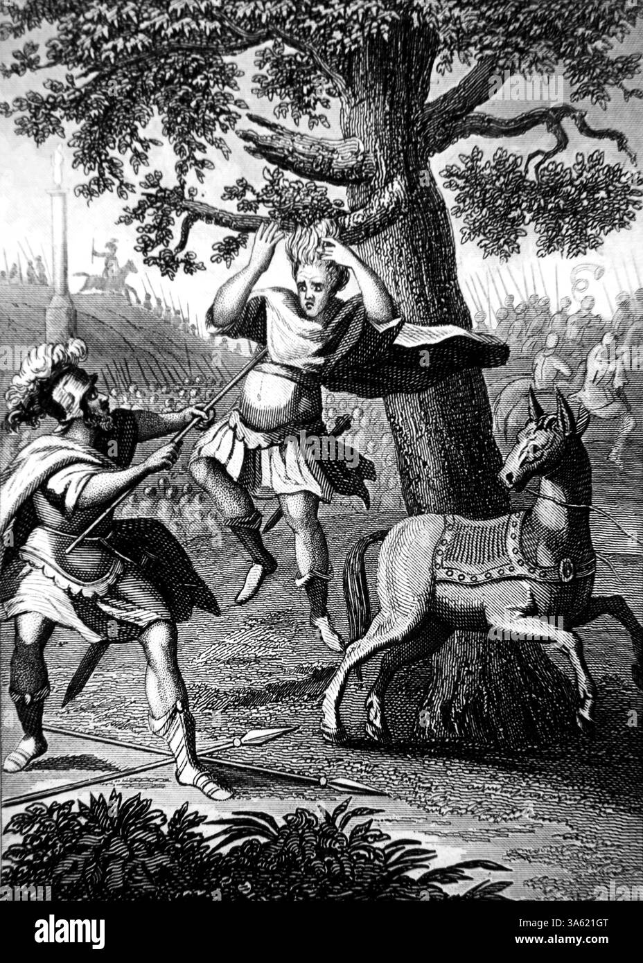 Illustration of the Death of Absalom - Absalom (King David's Son ...