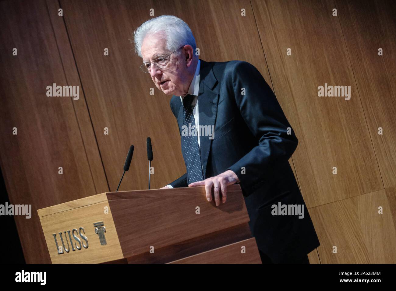 Roma, Italia. 24th Mar, 2025. Mario Monti in occasione del convegno ...