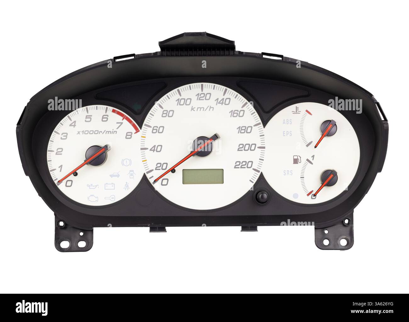 Complete Car Dashboard with Black Casing Stock Photo - Alamy