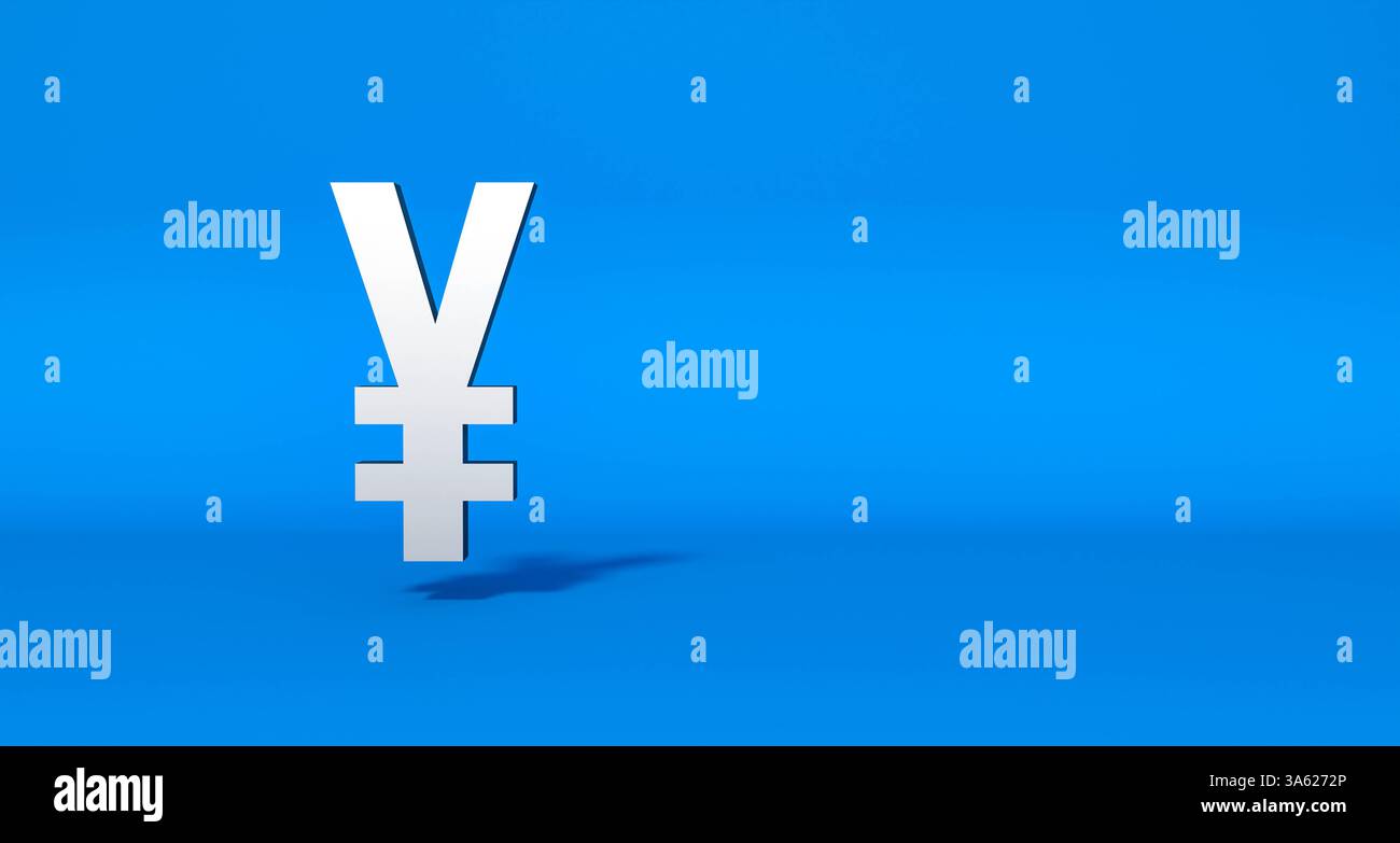 Japanese yen currency sign. Japanese yen currency sign. Symbol, 3D sign ...