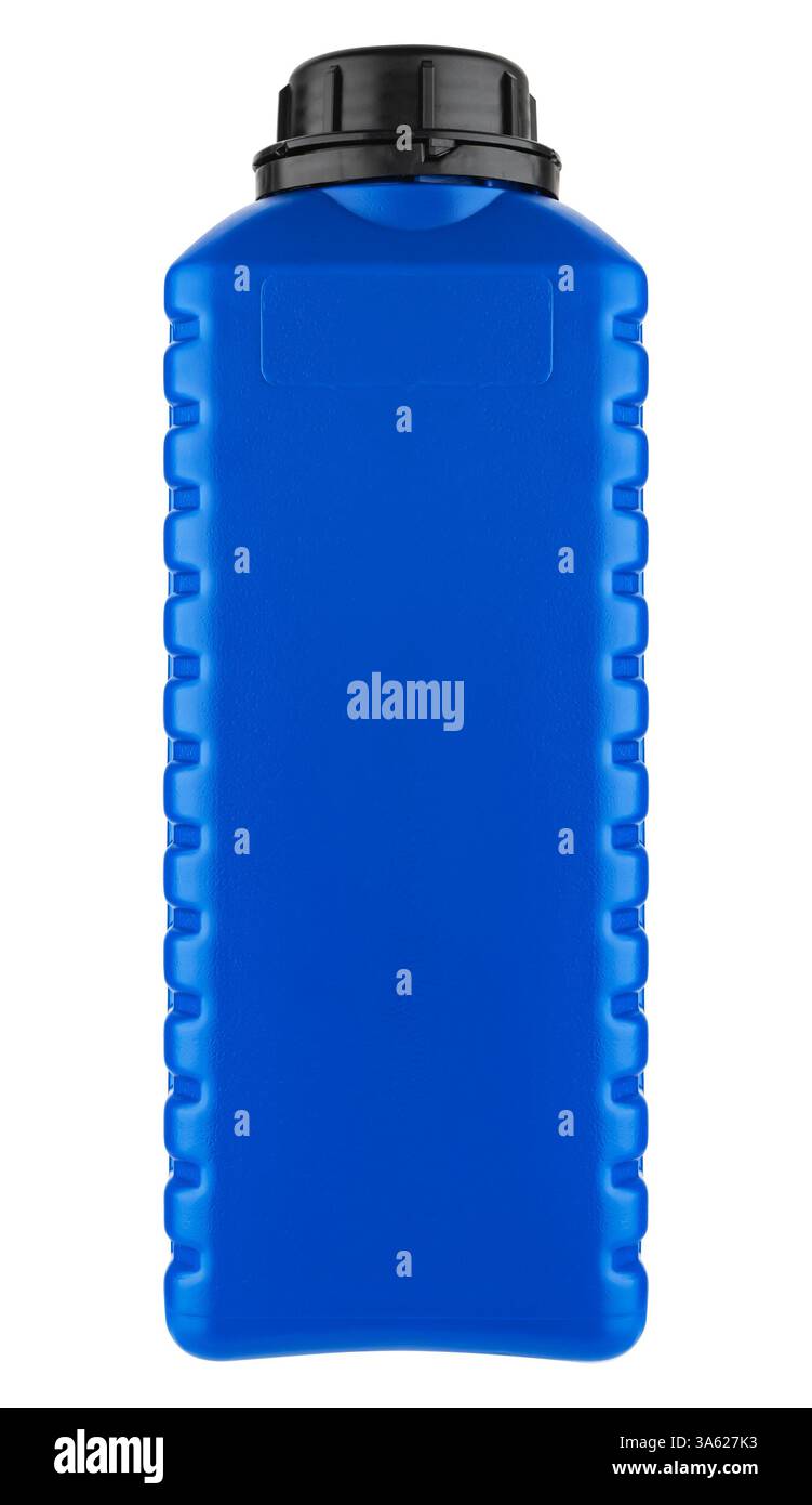 Compact plastic canister, for liquids with convenient lid. Simple and ...