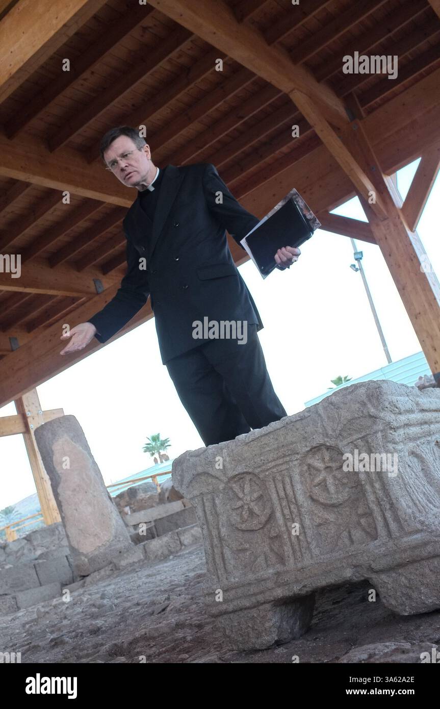 Dec. 14, 2014 - Migdal, Israel - Father EAMON KELLY, Vice Charge of the ...