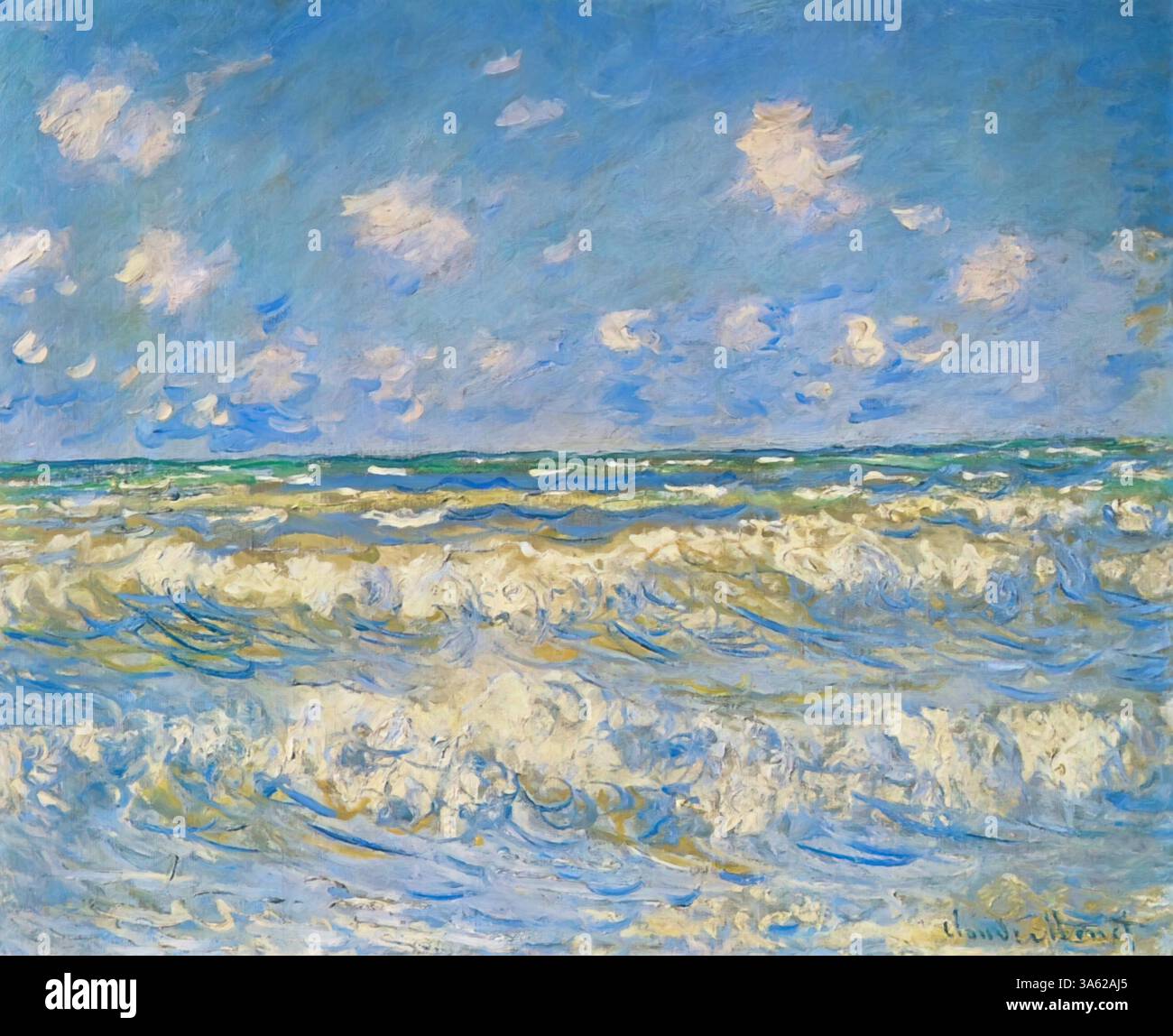Monet sea Stock Vector Images - Alamy