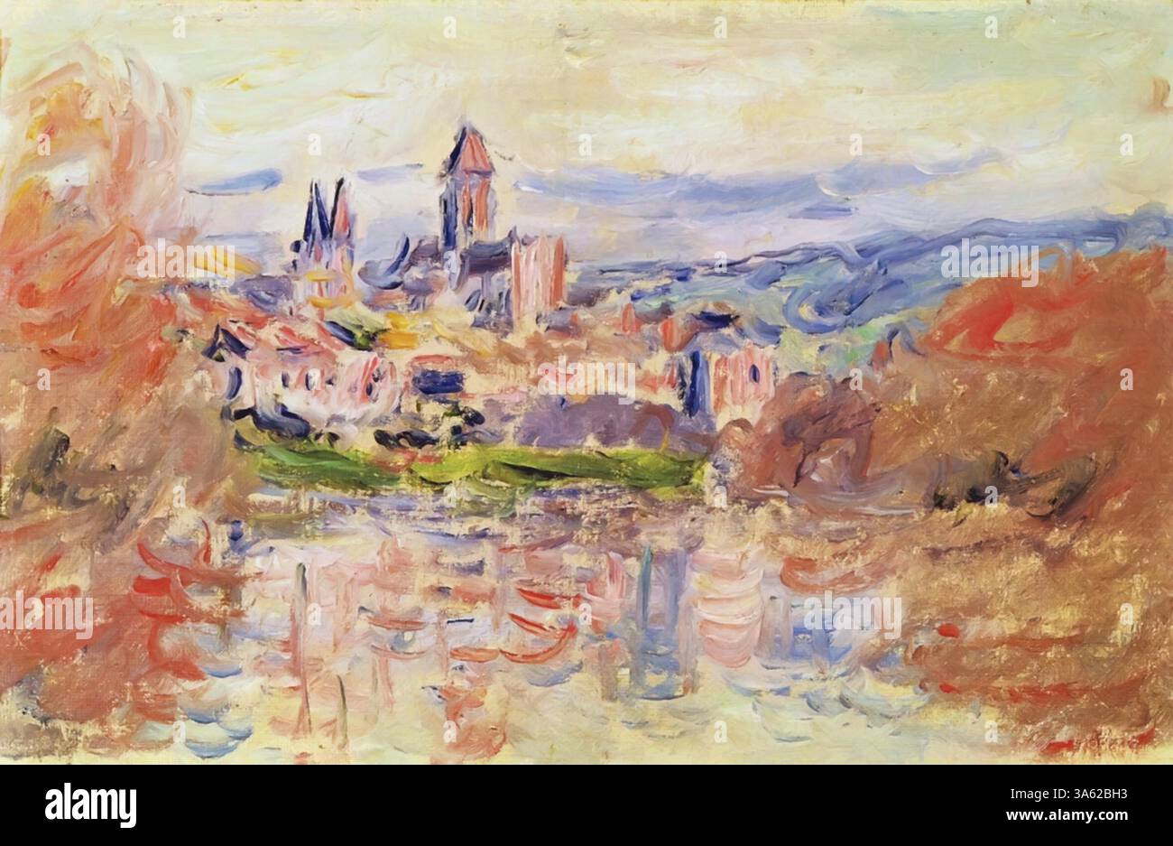 'vetheuil'; monet Stock Vector Images - Alamy