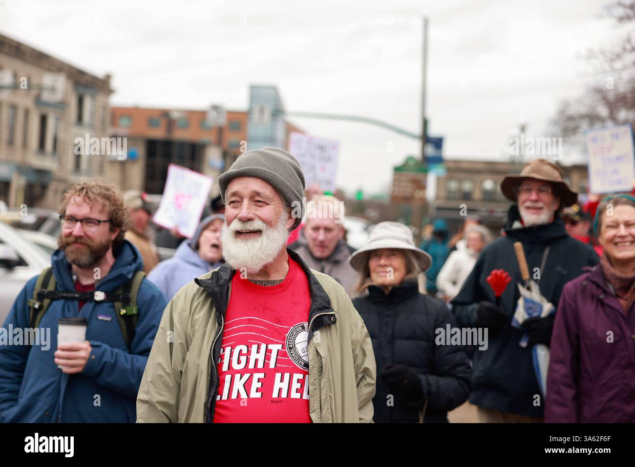 BLOOMINGTON, INDIANA – MARCH 23: Members of National Association of ...