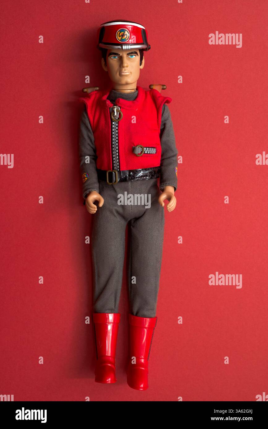 Captain Scarlet figure Stock Photo - Alamy