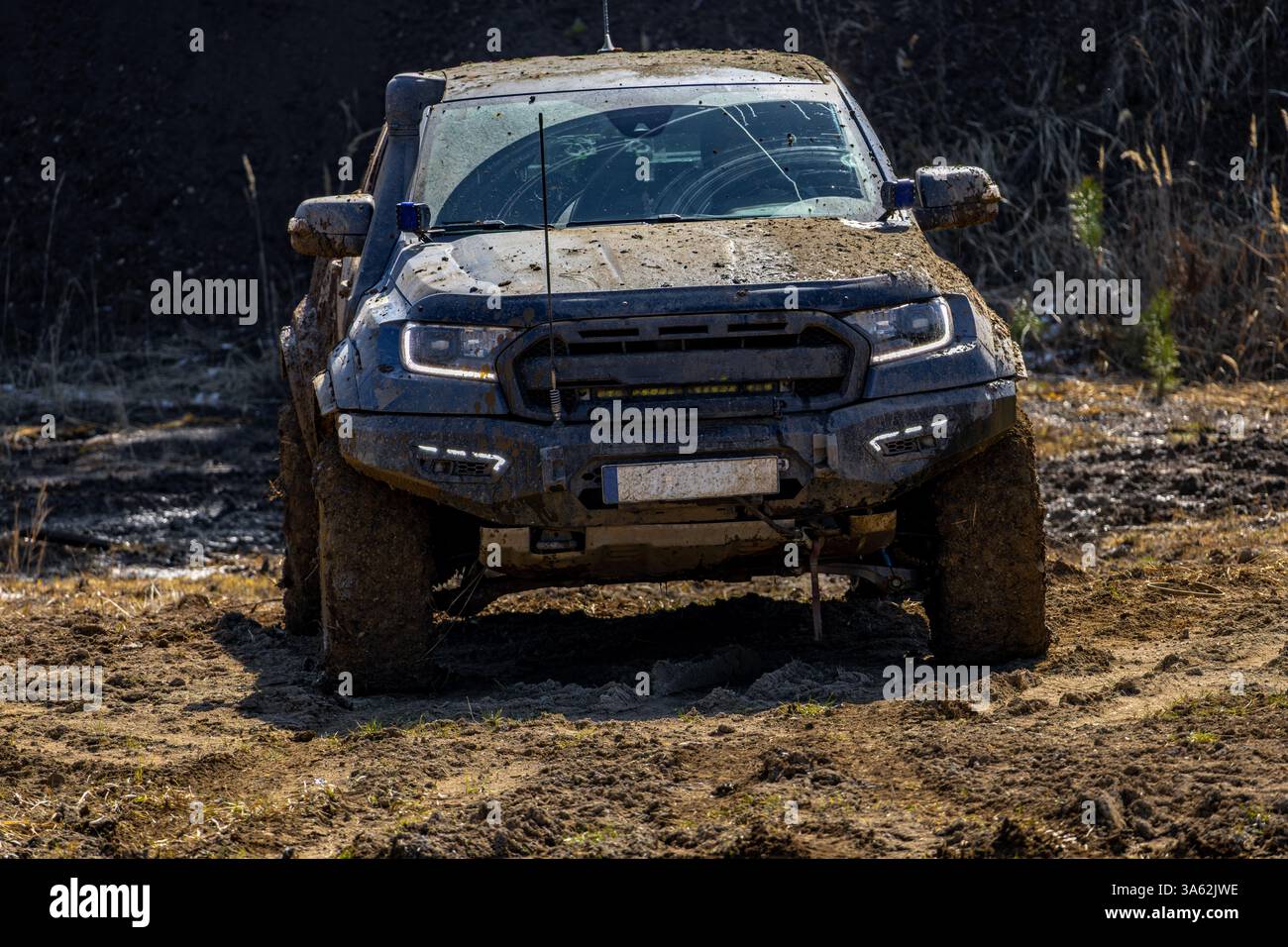 Modified cars for driving in difficult terrain, sorry through mud ...