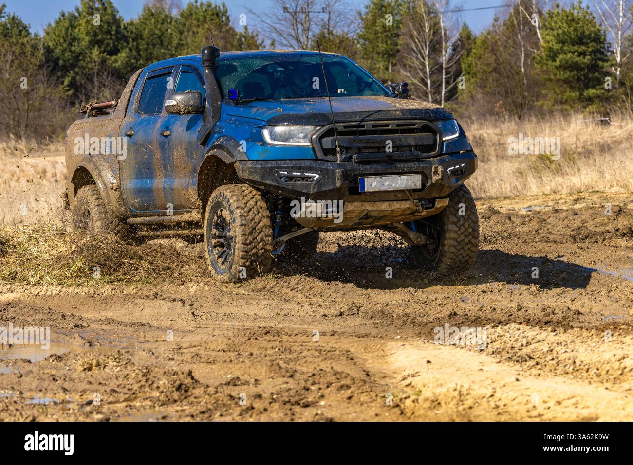 Modified cars for driving in difficult terrain, sorry through mud ...