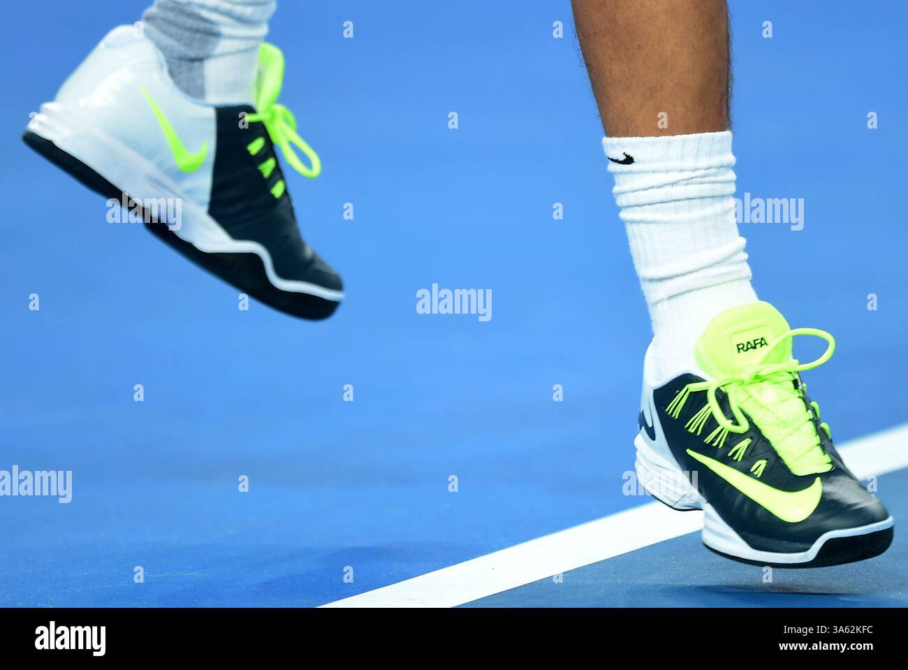 Jan. 14, 2015 - Melbourne, VICTORIA, AUSTRALIA - General view of Rafael ...