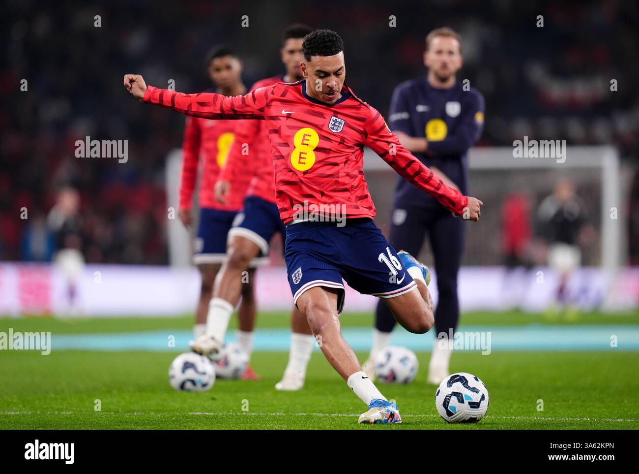 England's Morgan Rogers warming up before the 2026 FIFA World Cup ...